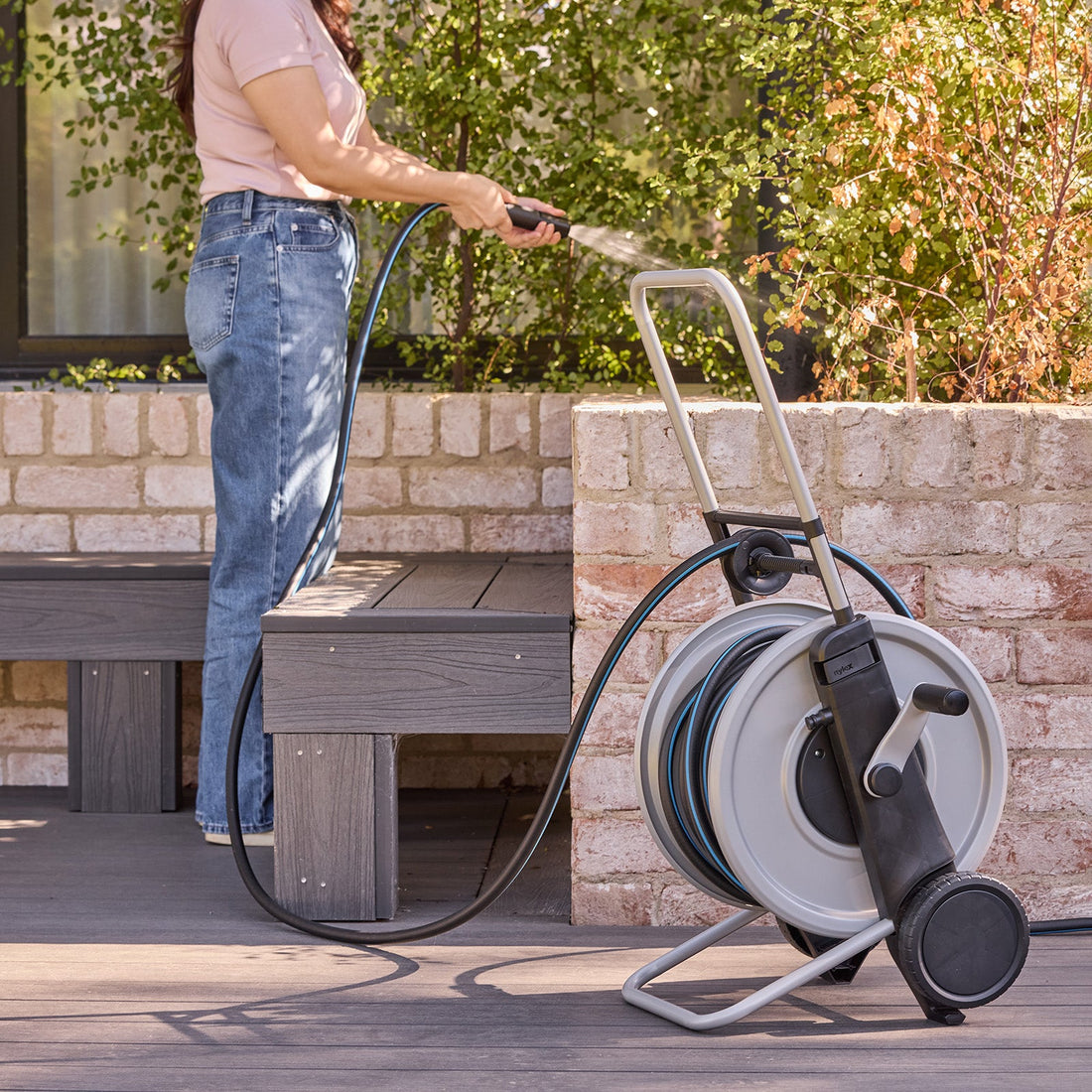 30m Metal Hose Cart – Nylex